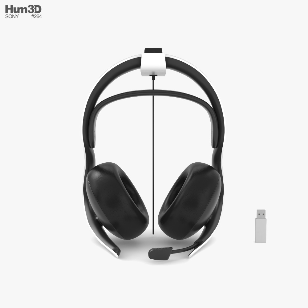 Auriculares Sony Pulse Elite Para Gaming Modelo 3D - Descargar ...