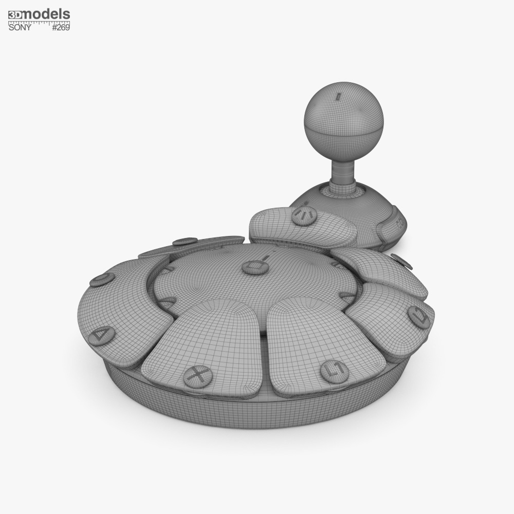 Sony Access Controller 3D model - Download Game Console on 3DModels.org