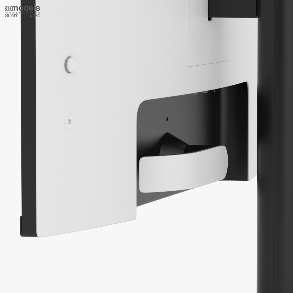 Sony 27 Gaming Monitor with DualSense Charging Hook 3D model - Download ...