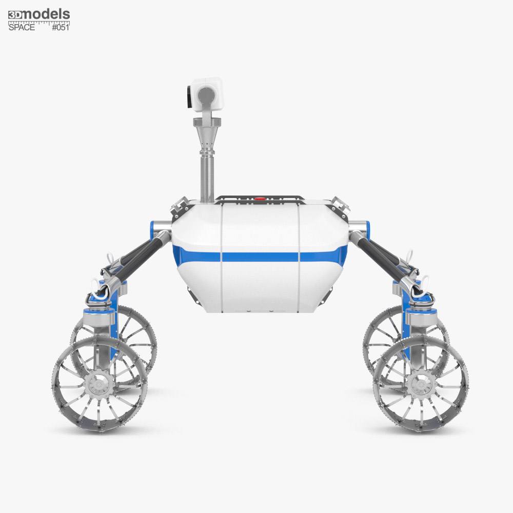 Lightweight Rover Unit 3D model - Download Space Rovers on 3DModels.org