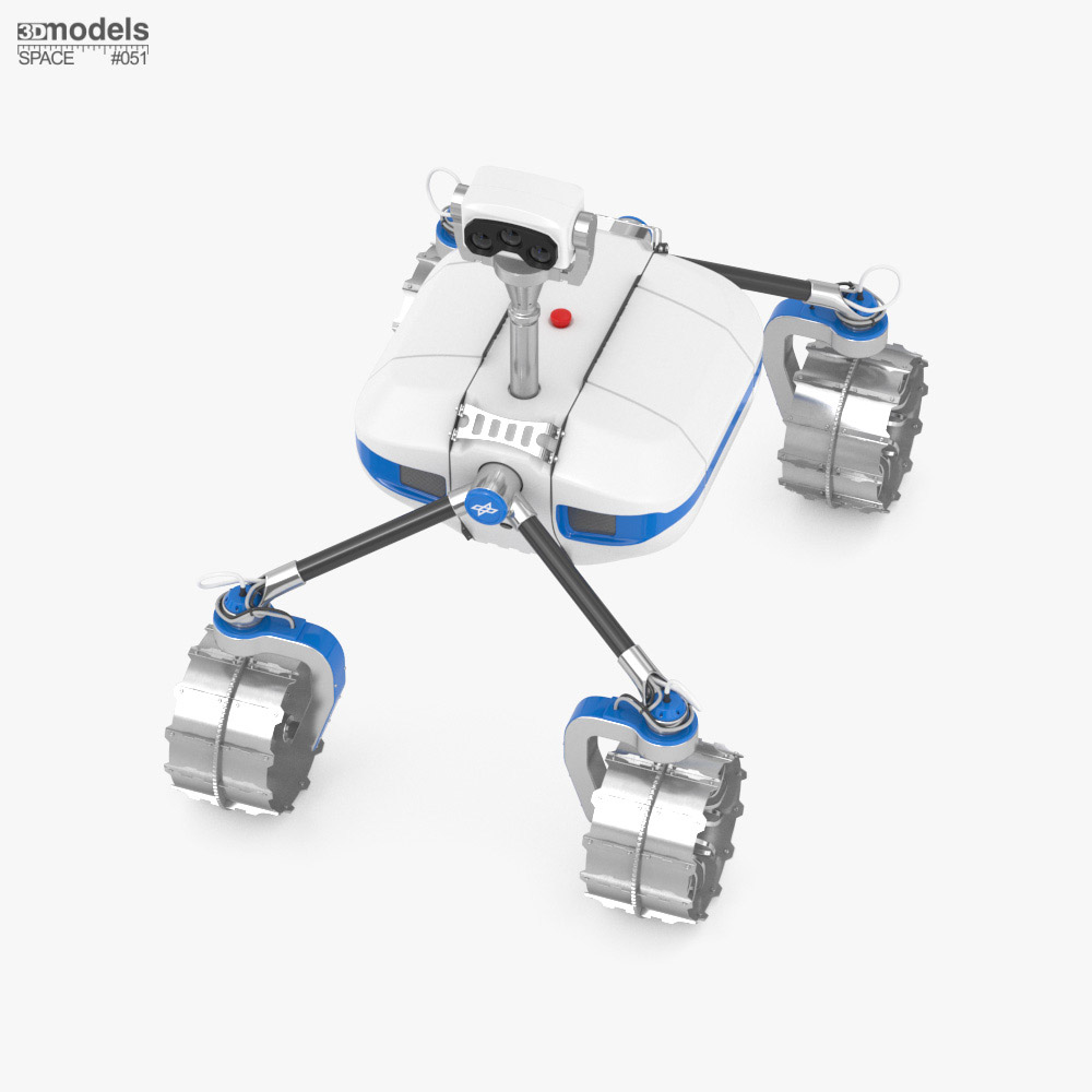Lightweight Rover Unit 3D model - Download Space Rovers on 3DModels.org