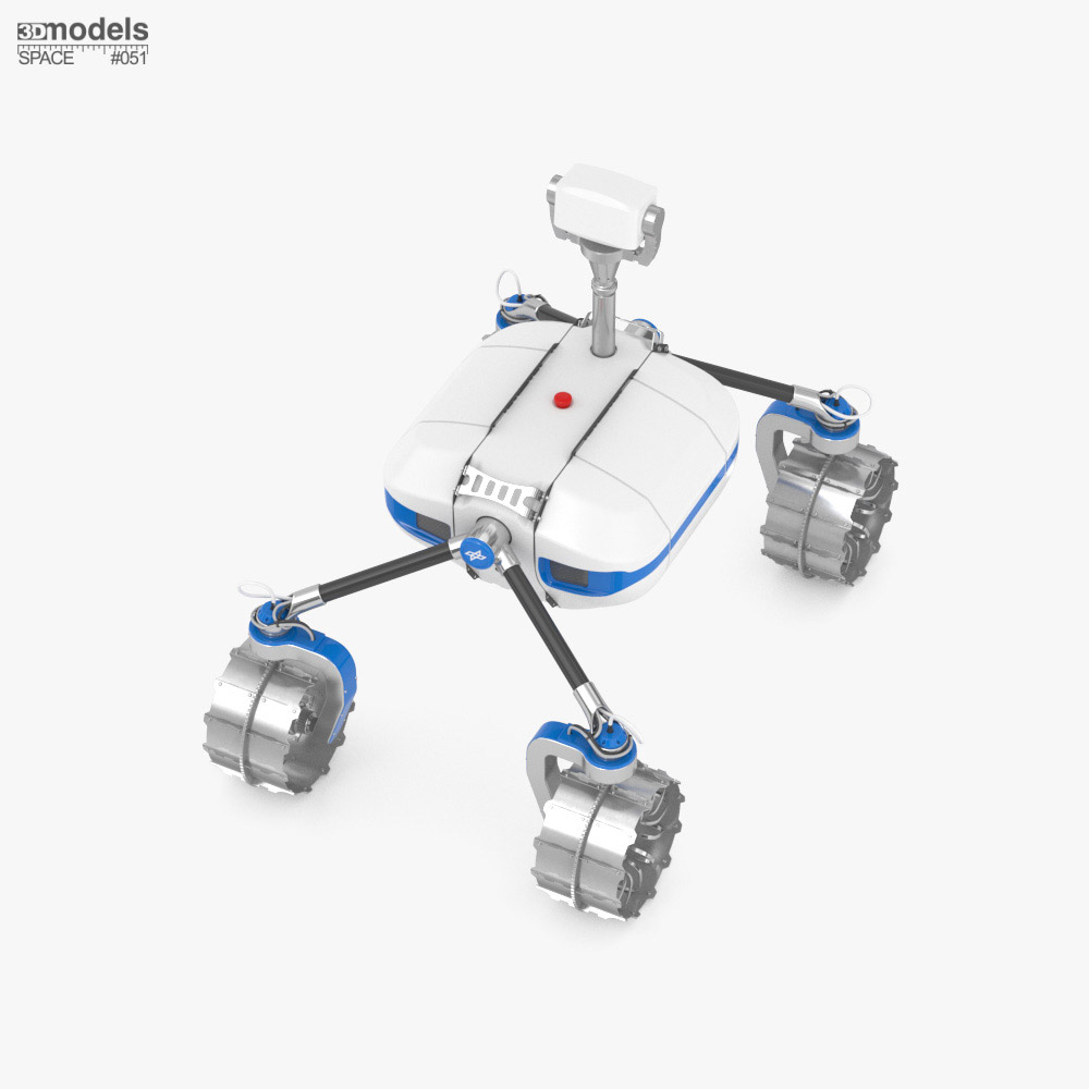 Lightweight Rover Unit 3D model - Download Space Rovers on 3DModels.org