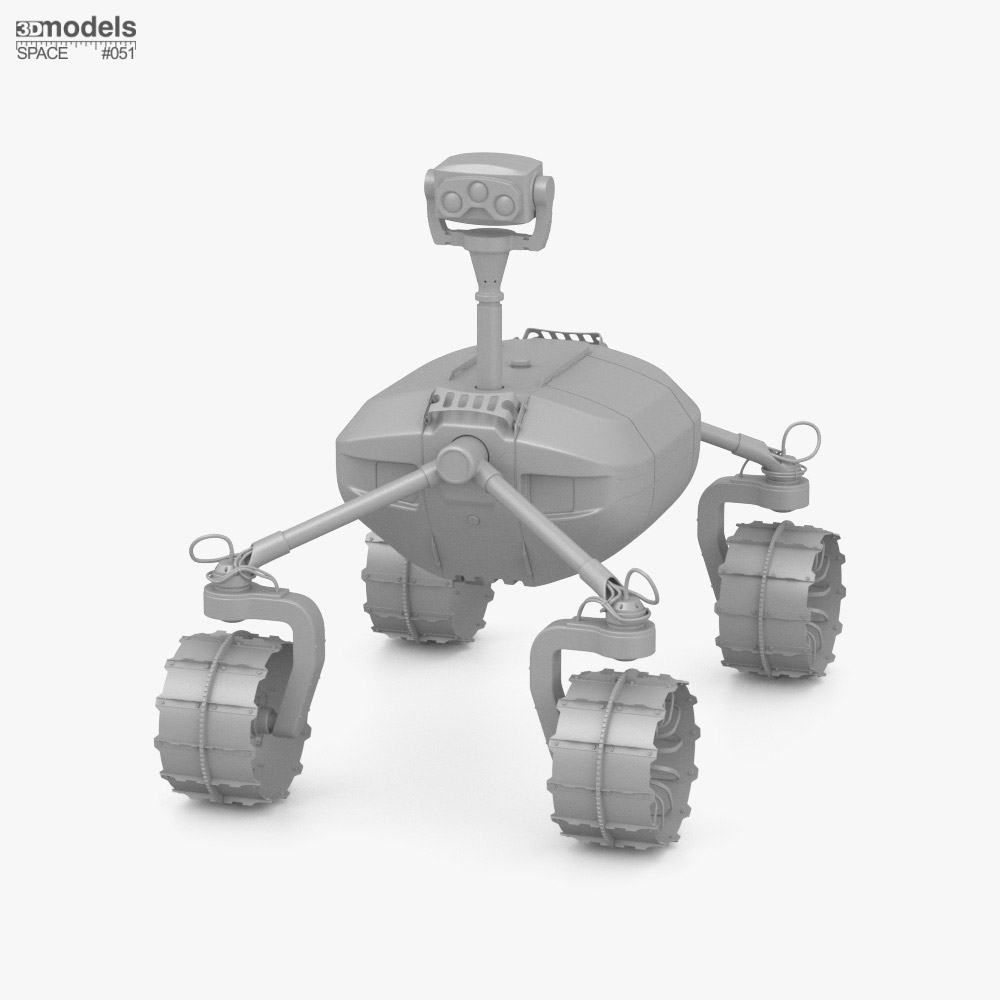 Lightweight Rover Unit 3D model - Download Space Rovers on 3DModels.org