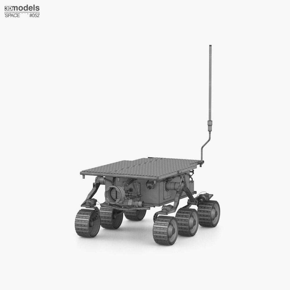 Sojourner 3D model - Download Space Rovers on 3DModels.org
