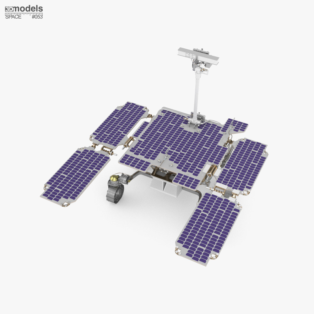 ExoMars Rover 3D model - Download Space Rovers on 3DModels.org