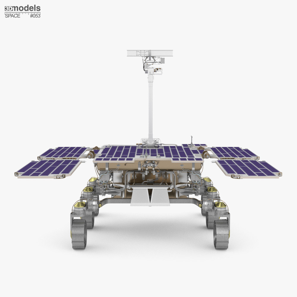 ExoMars Rover 3D model - Download Space Rovers on 3DModels.org