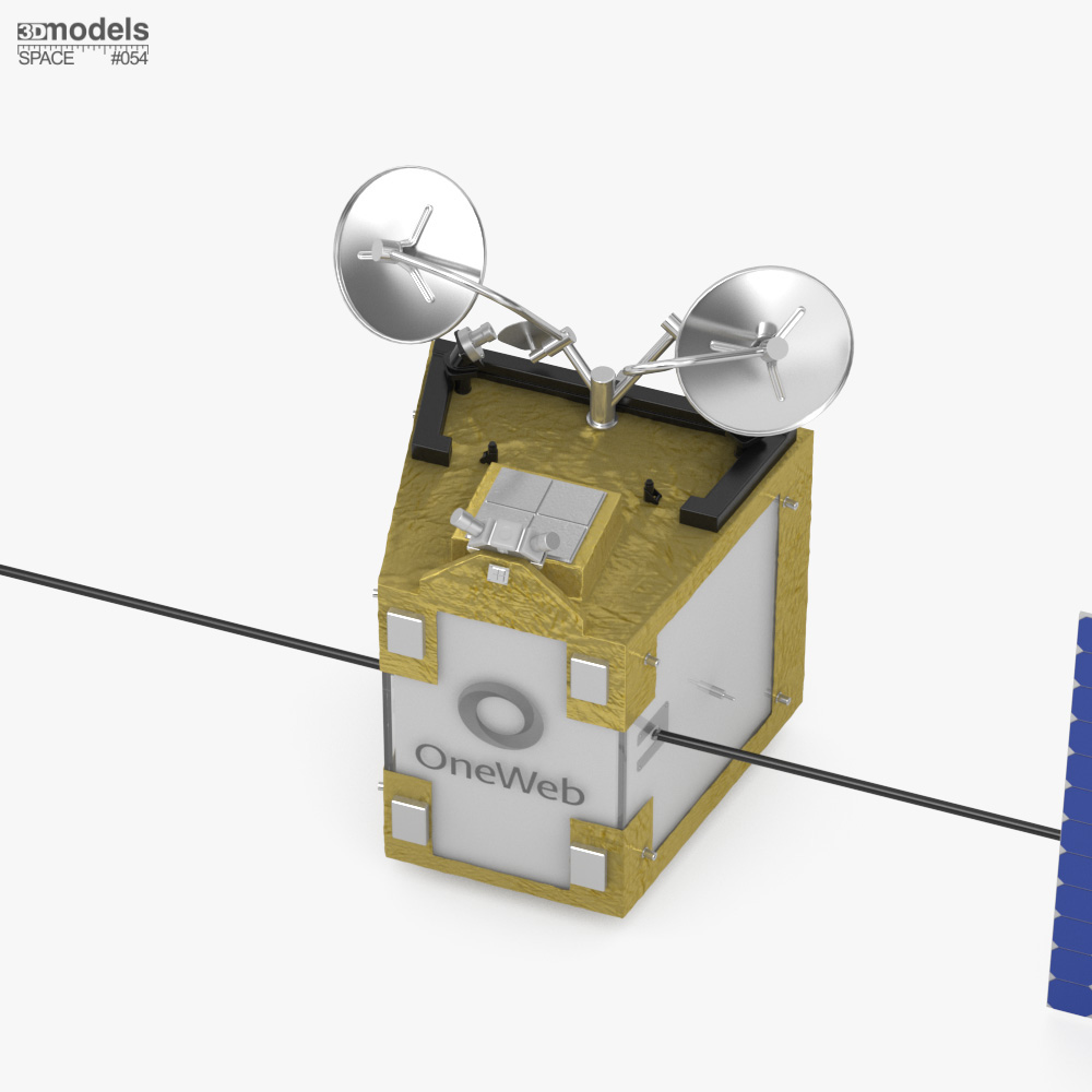 OneWeb Satellite 3D model - Download Satellite on 3DModels.org