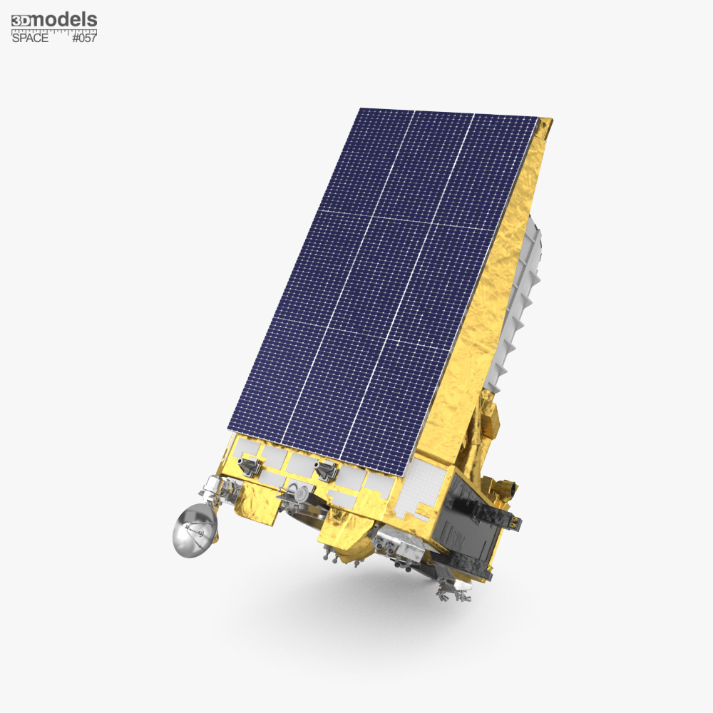 Euclid Spacecraft 3D 모델 - 다운로드 인공위성 on 3DModels.org