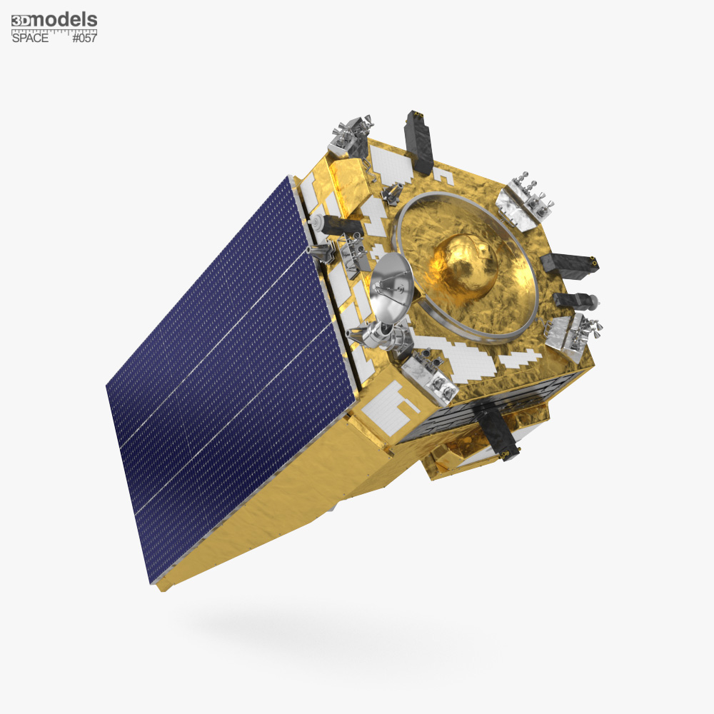 Euclid Spacecraft 3D 모델 - 다운로드 인공위성 on 3DModels.org