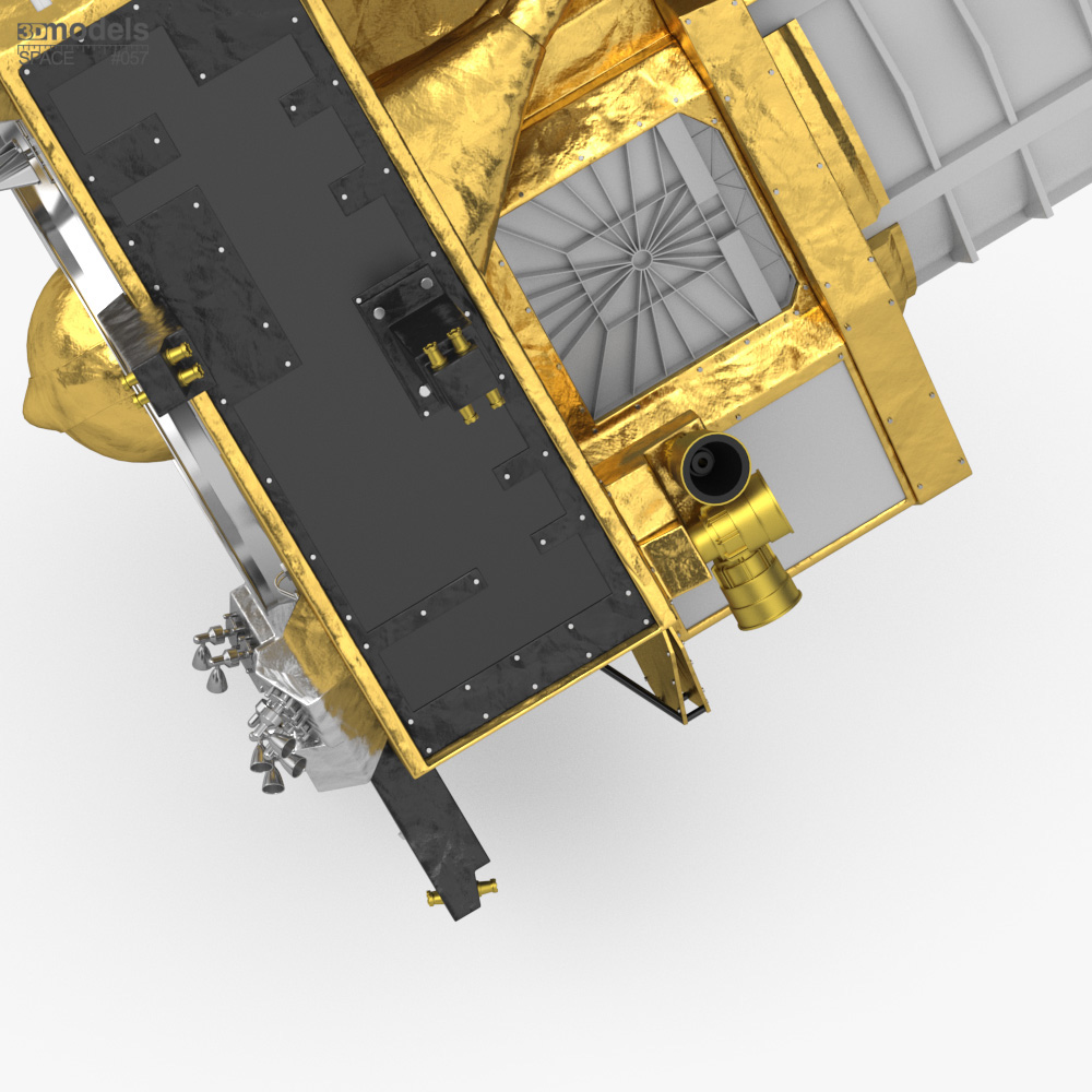 Euclid Spacecraft 3D 모델 - 다운로드 인공위성 on 3DModels.org