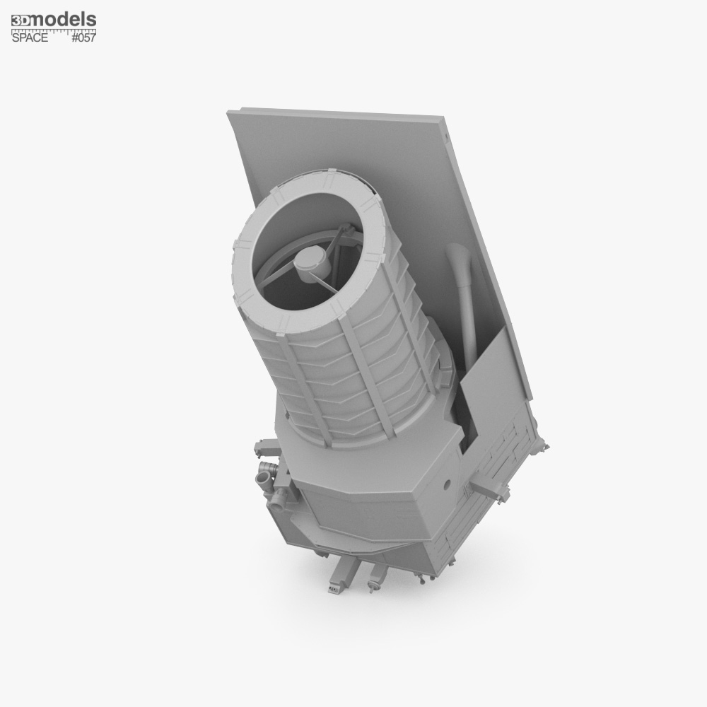 Euclid Spacecraft 3D 모델 - 다운로드 인공위성 on 3DModels.org