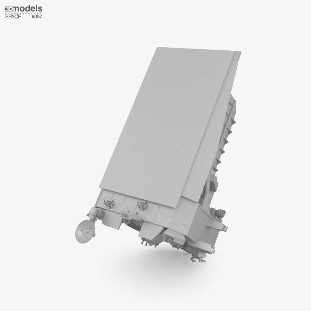 Euclid Spacecraft 3D 모델 - 다운로드 인공위성 on 3DModels.org