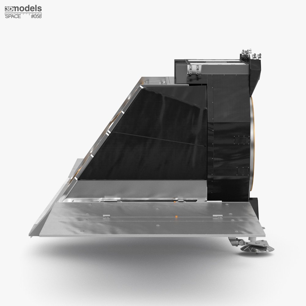 Space Telescope Plato 3D model - Download Satellite on 3DModels.org