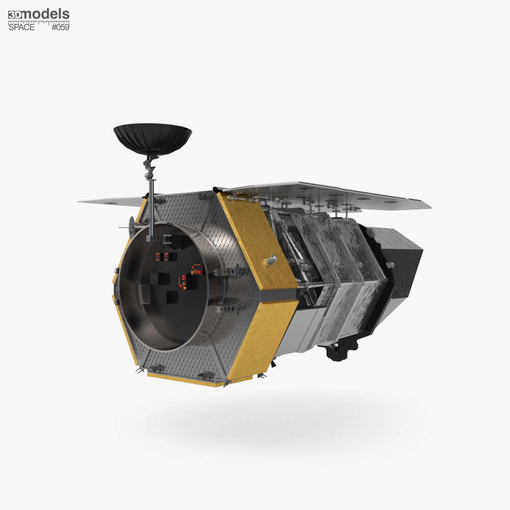 Nancy Grace Roman Space Telescope 3D model - Download Satellite on ...