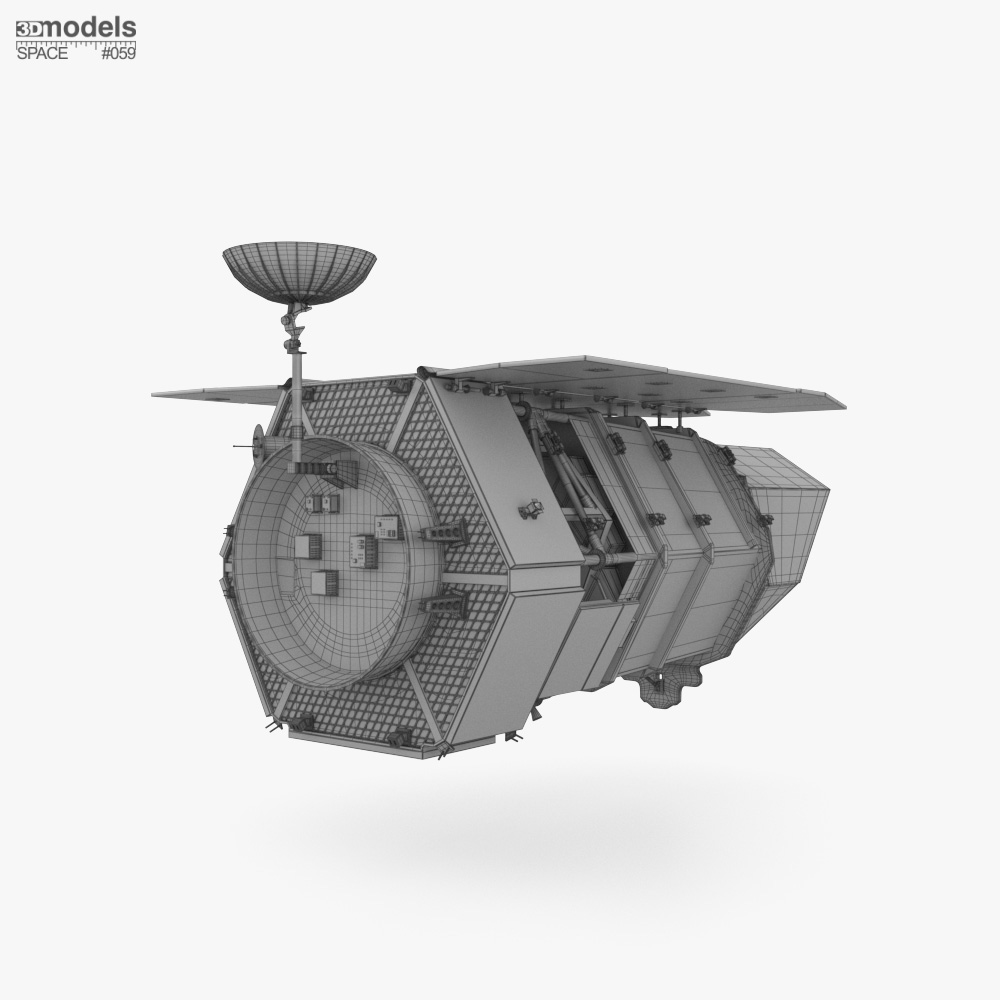 Nancy Grace Roman Space Telescope 3D model - Download Satellite on ...