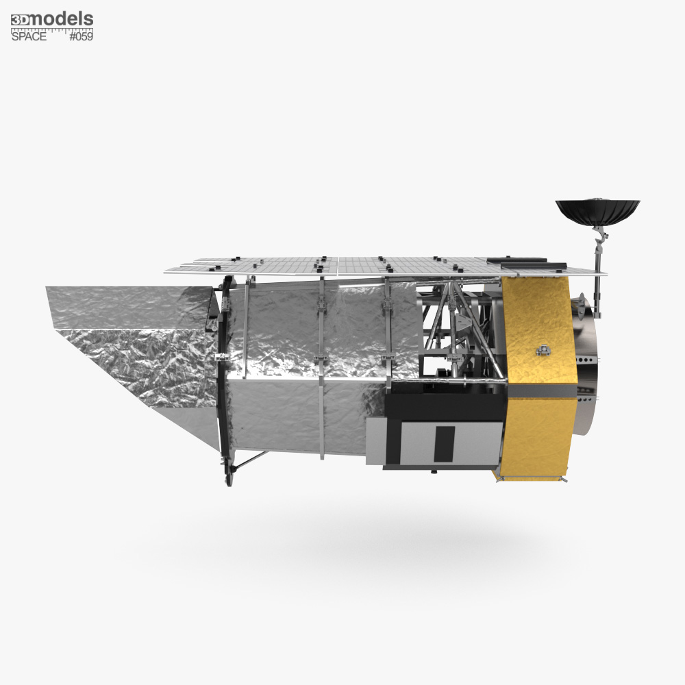 Nancy Grace Roman Space Telescope 3D model - Download Satellite on ...