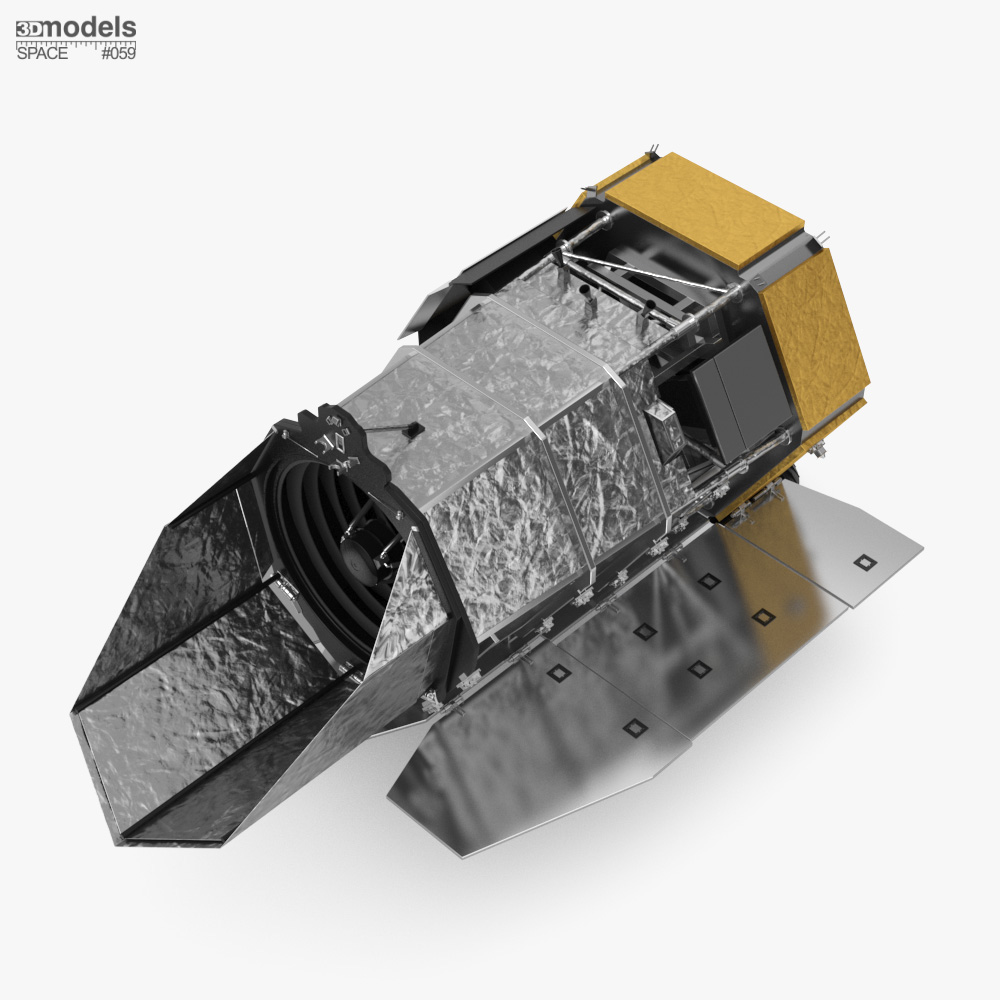 Nancy Grace Roman Space Telescope 3D model - Download Satellite on ...