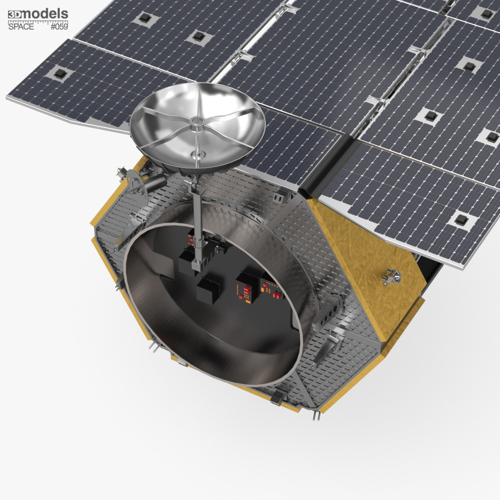 Nancy Grace Roman Space Telescope 3D model - Download Satellite on ...