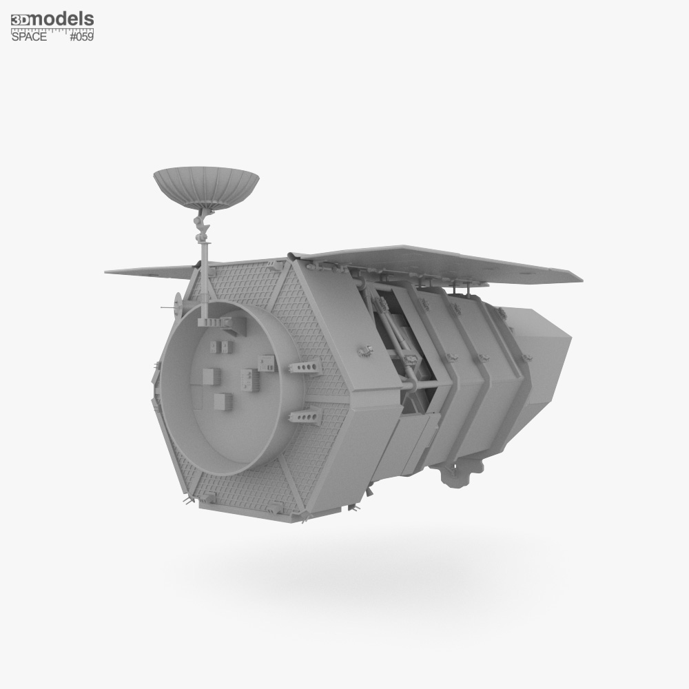 Nancy Grace Roman Space Telescope 3D model - Download Satellite on ...