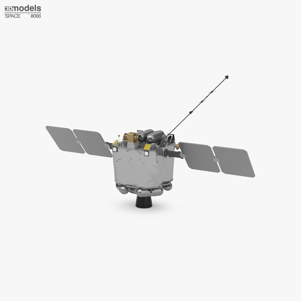 Escapade Spacecraft Mission to Mars 3D model - Download Satellite on ...