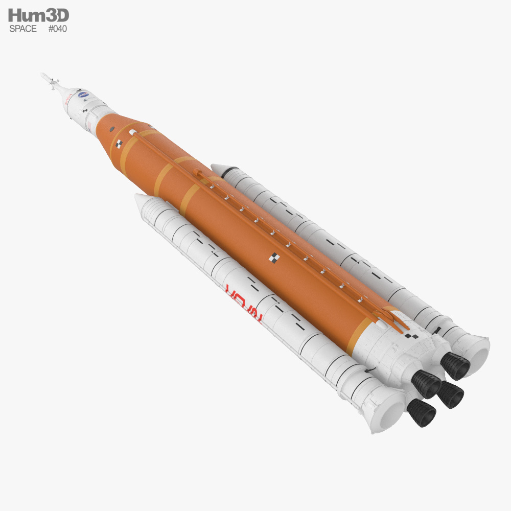 Artemis 1 3D model - Download Rockets on 3DModels.org