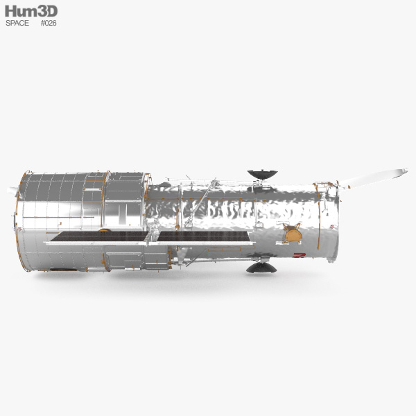Hubble Space Telescope 3D model - Download Satellite on 3DModels.org