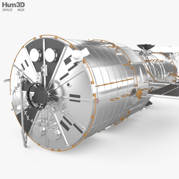 Hubble Space Telescope 3D model - Download Satellite on 3DModels.org