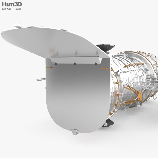 Hubble Space Telescope 3D model - Download Satellite on 3DModels.org