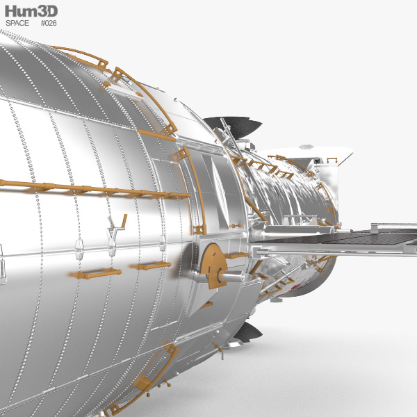 Hubble Space Telescope 3D model - Download Satellite on 3DModels.org