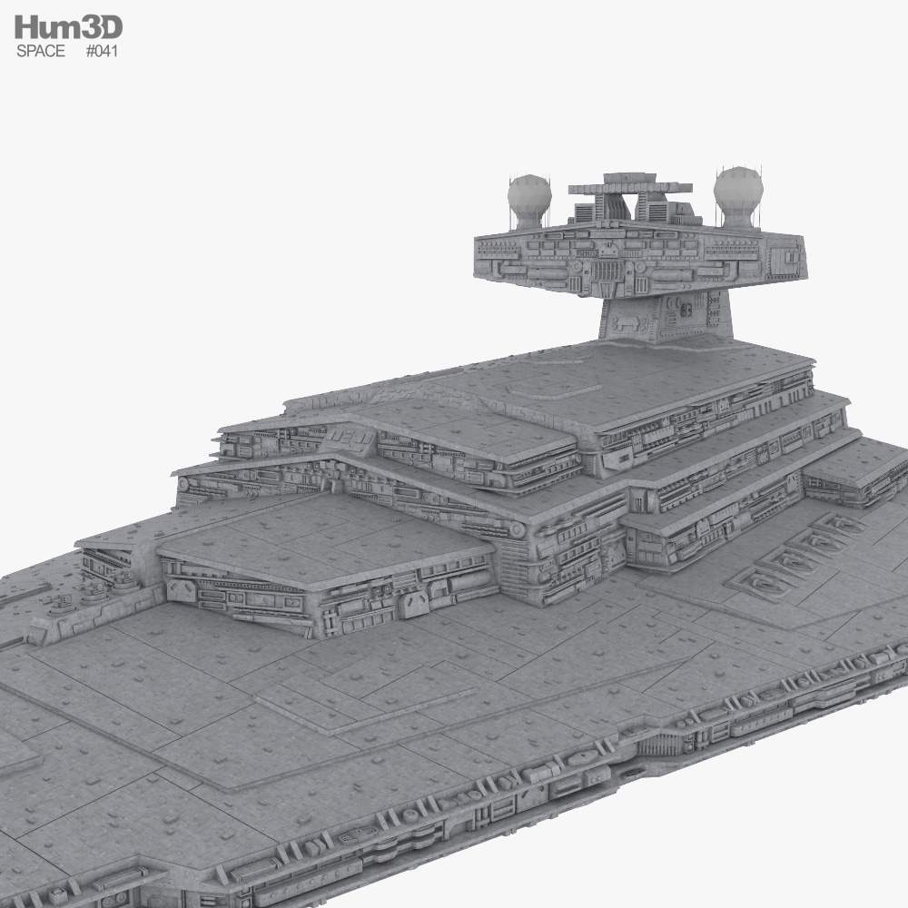 Imperial Star Destroyer 3D model - Download Spaceship on 3DModels.org