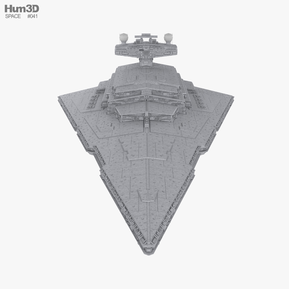 Imperial Star Destroyer 3D model - Download Spaceship on 3DModels.org