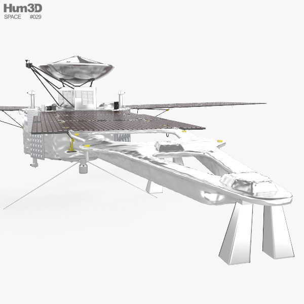 Juno spacecraft 3D model - Download Satellite on 3DModels.org