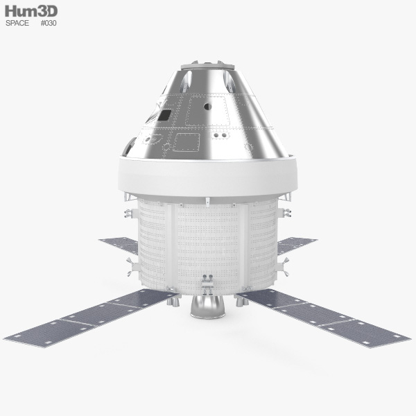 Orion spacecraft 3D model - Download Spaceship on 3DModels.org