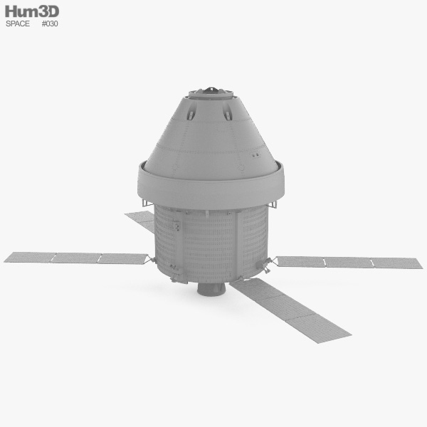Orion spacecraft 3D model - Download Spaceship on 3DModels.org