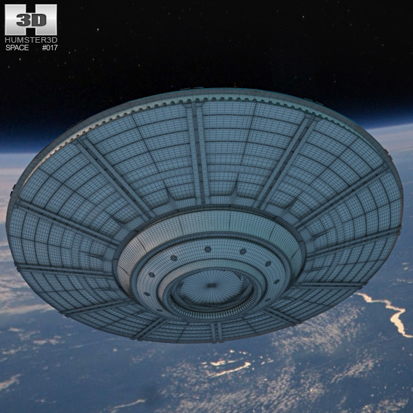 UFO 3D model - Download Spaceship on 3DModels.org