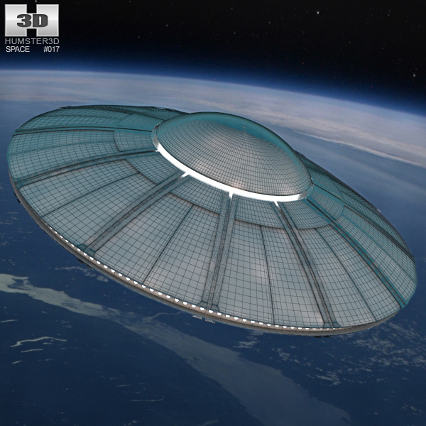 UFO 3D model - Download Spaceship on 3DModels.org