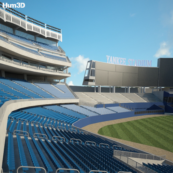 Yankee Stadium 3D model - Download Stadium on 3DModels.org
