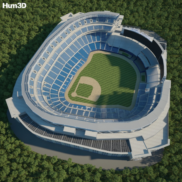 Yankee Stadium 3D model - Download Stadium on 3DModels.org