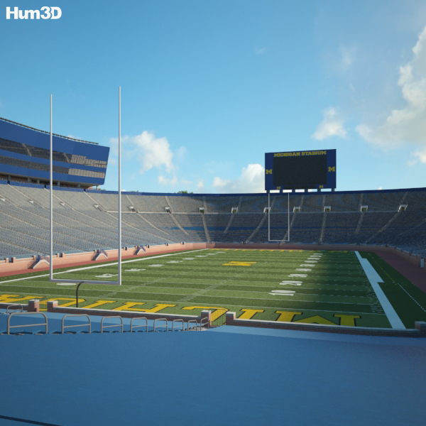 Michigan Stadium 3D model - Download Stadium on 3DModels.org