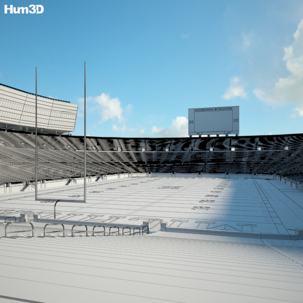 Michigan Stadium 3D model - Download Stadium on 3DModels.org