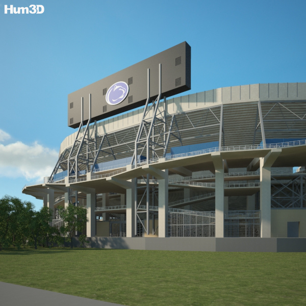 Beaver Stadium 3D model - Download Stadium on 3DModels.org
