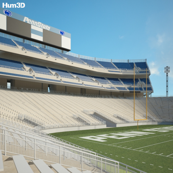 Beaver Stadium 3D model - Download Stadium on 3DModels.org