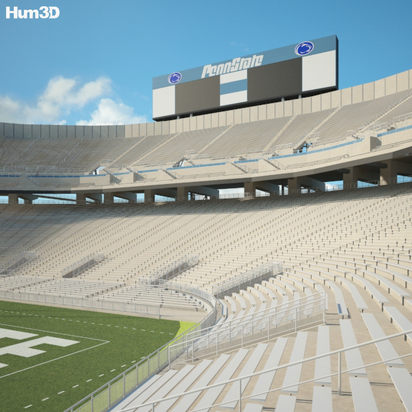 Beaver Stadium 3D model - Download Stadium on 3DModels.org