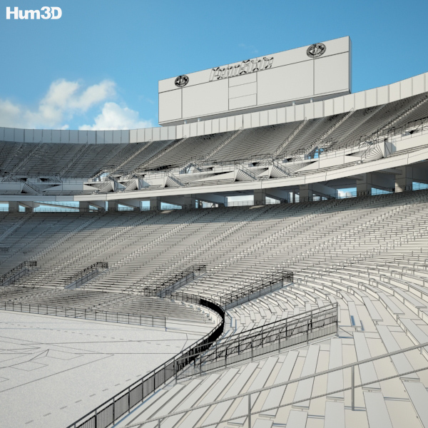 Beaver Stadium 3D model - Download Stadium on 3DModels.org