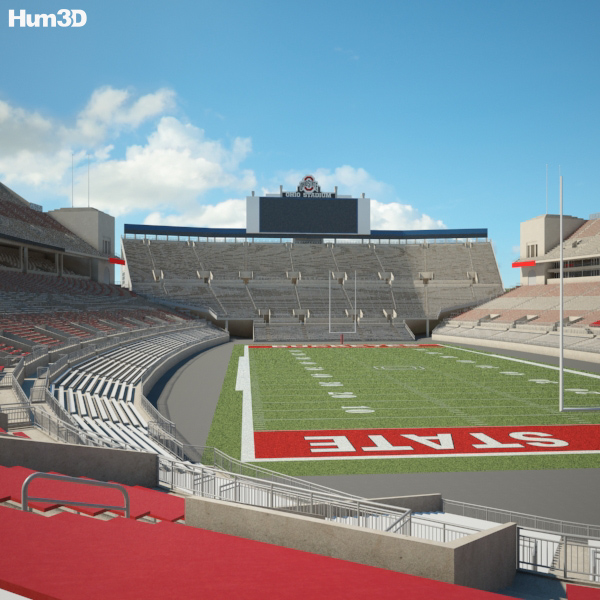 Ohio Stadium 3D model - Download Stadium on 3DModels.org