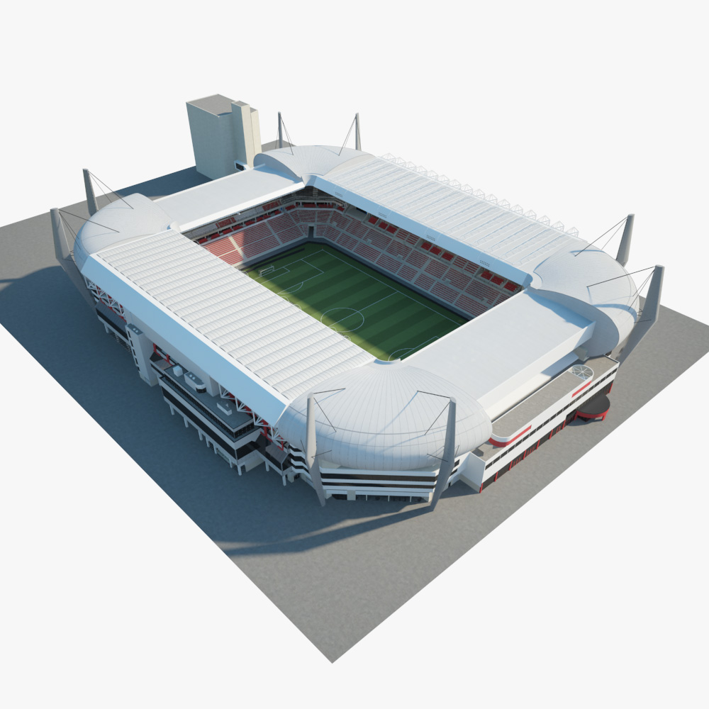 Estadio Philips Modelo 3D - Descargar Estadio Deportivo activado ...