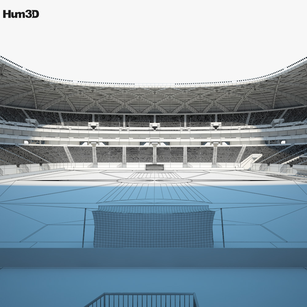 Arena da Amazônia Modelo 3D - Baixar Arena desportiva no 3DModels.org