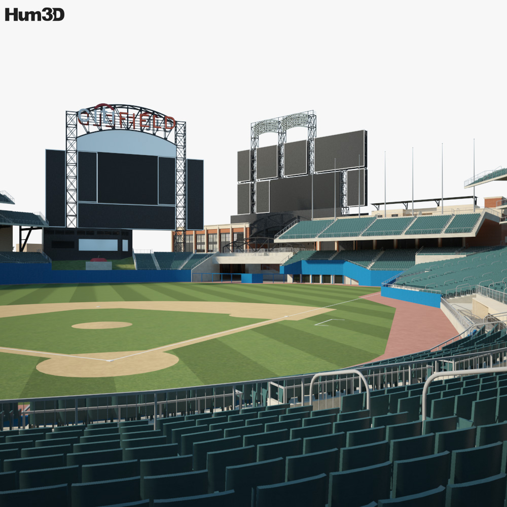 Citi Field 3D model - Download Stadium on 3DModels.org