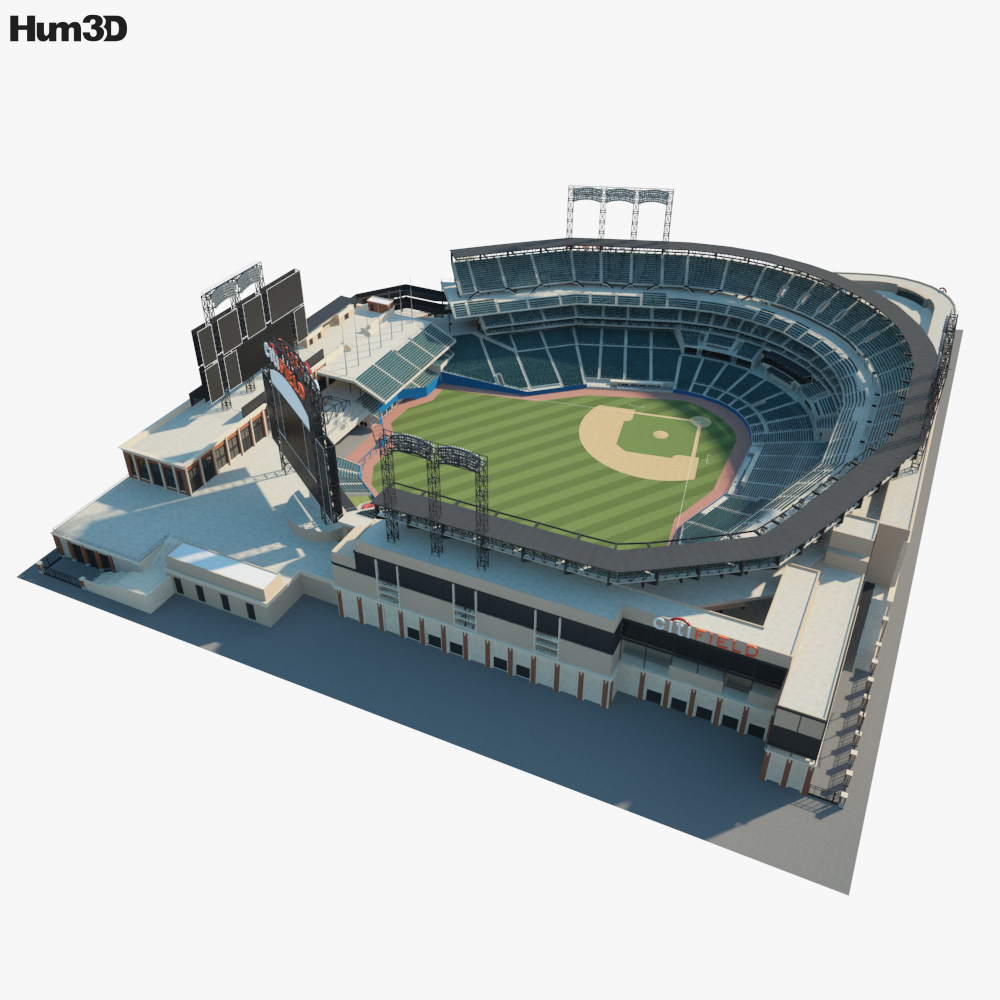 Citi Field 3D model - Download Stadium on 3DModels.org