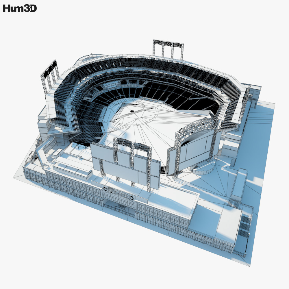 Estadio de Béisbol Citi Field Modelo 3D - Descargar Estadio Deportivo ...